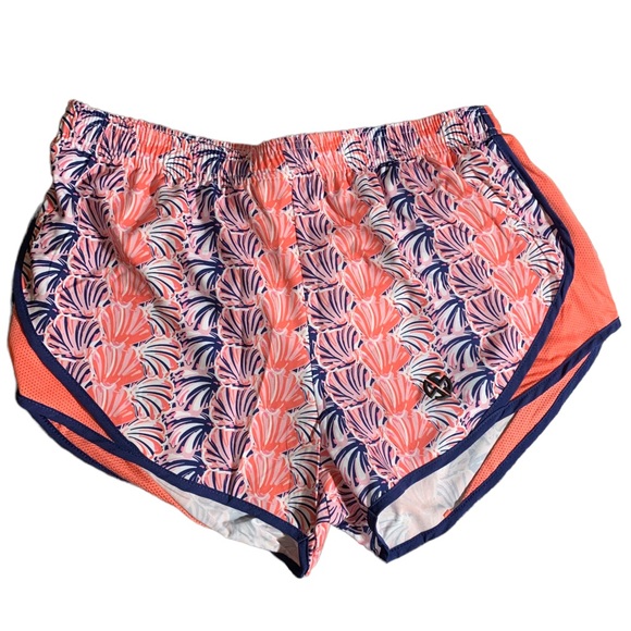 Simply Southern | Shorts | Nwt Simply Southern Gym Orange Blue Running ...